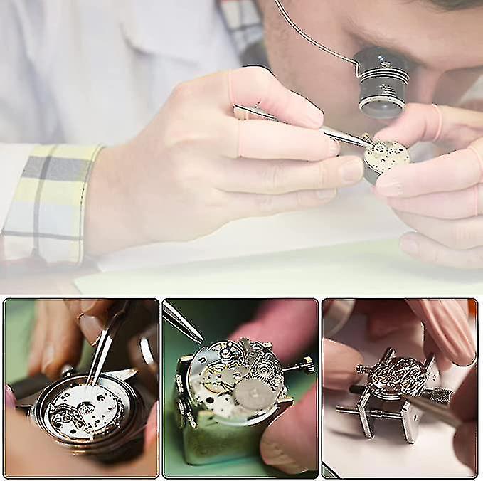 5 Pieces Watchmakers Loupe 3x-20x Jewels Loupe With Magnifying Glass ...