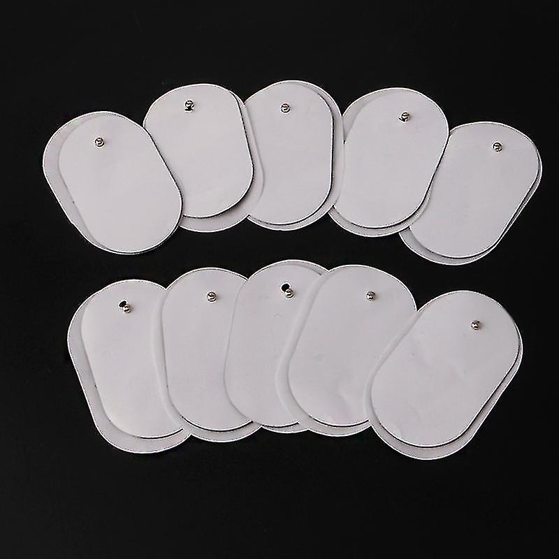 10pcs Silicone Gel Tens Units Electrode Replacement Massager Pads ...