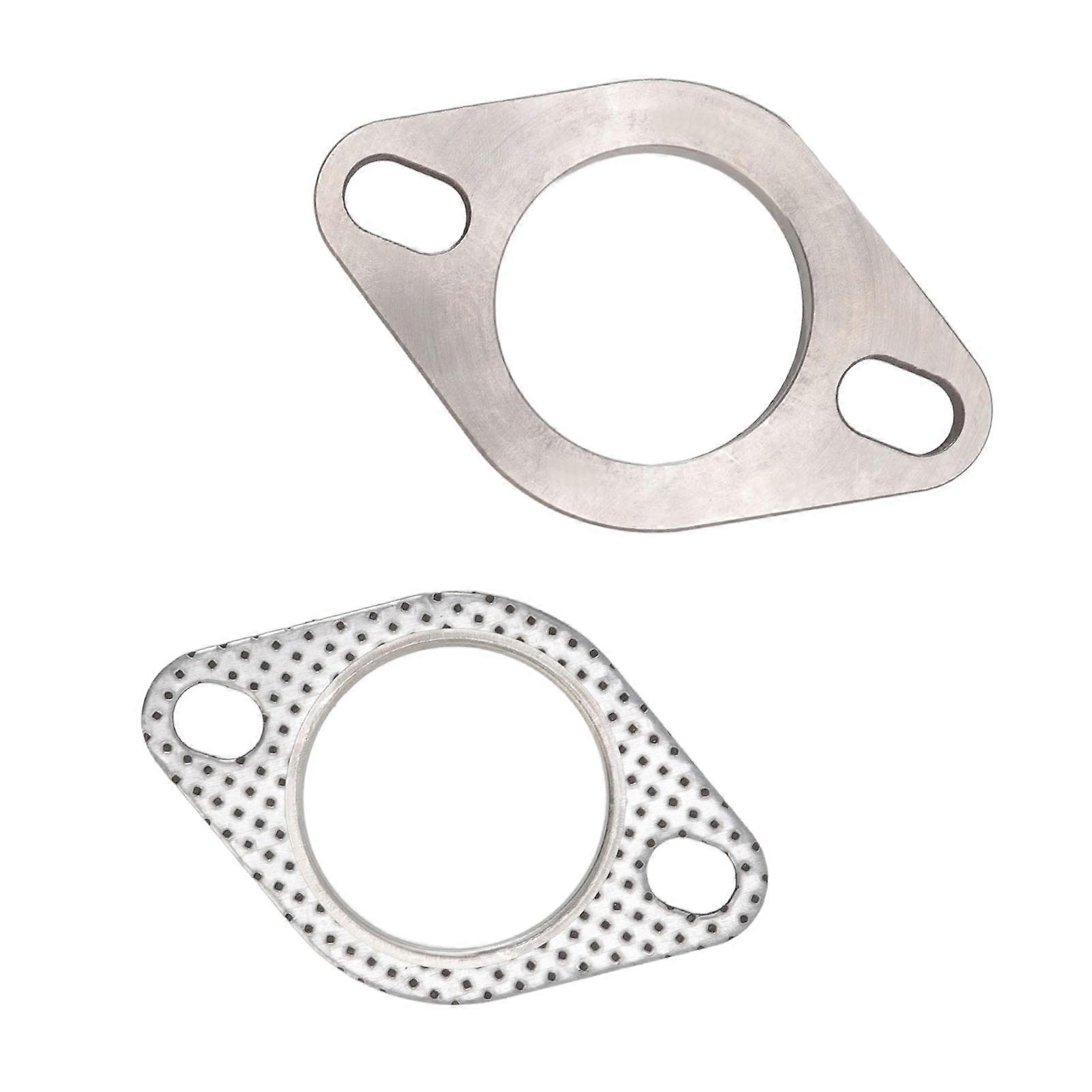 2 Bolts 2in Exhaust Flange Connection Kit Stainless Steel for Exhaust ...