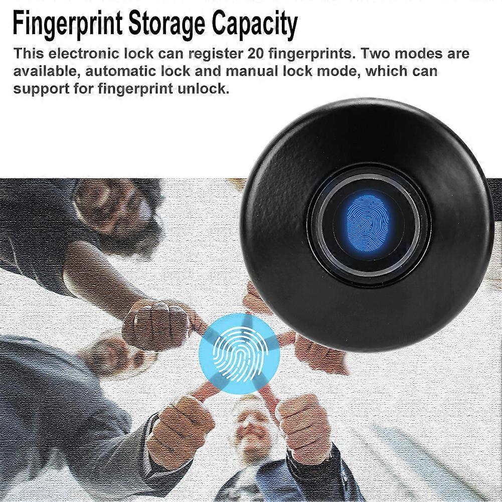 Semiconductor Keyless Fingerprint Password Lock for Wardrobe Drawer ...