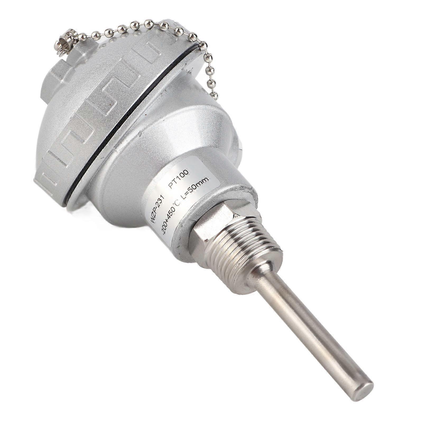 Resistance Temperature Detector PT100 Temperature Sensor Probe 1/2" NPT ...