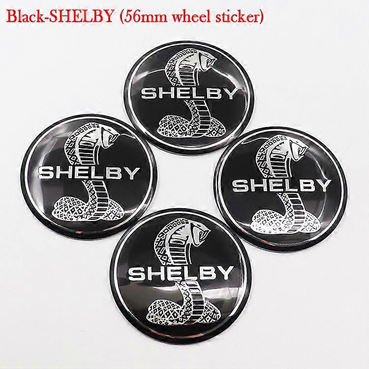 4pcs 56mm Or 60mm Cobra Shelby Car Logo Wheel Center Cap Rim Badge ...
