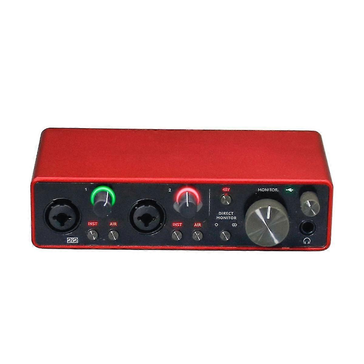 2i2 (3rd Gen) Professional Audio Interface External USB Sound Card ...