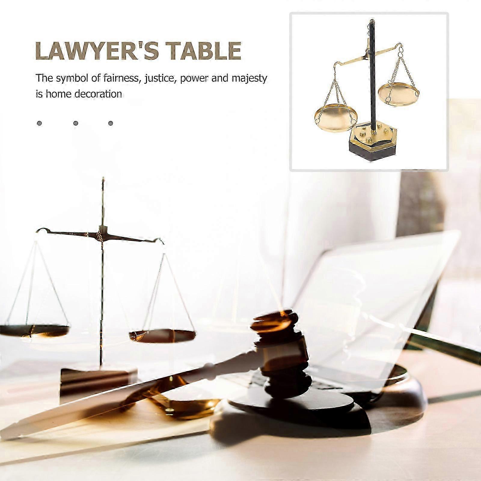 Metal Balance Scale Table Decoration Table Libra Scale Decor Metal ...