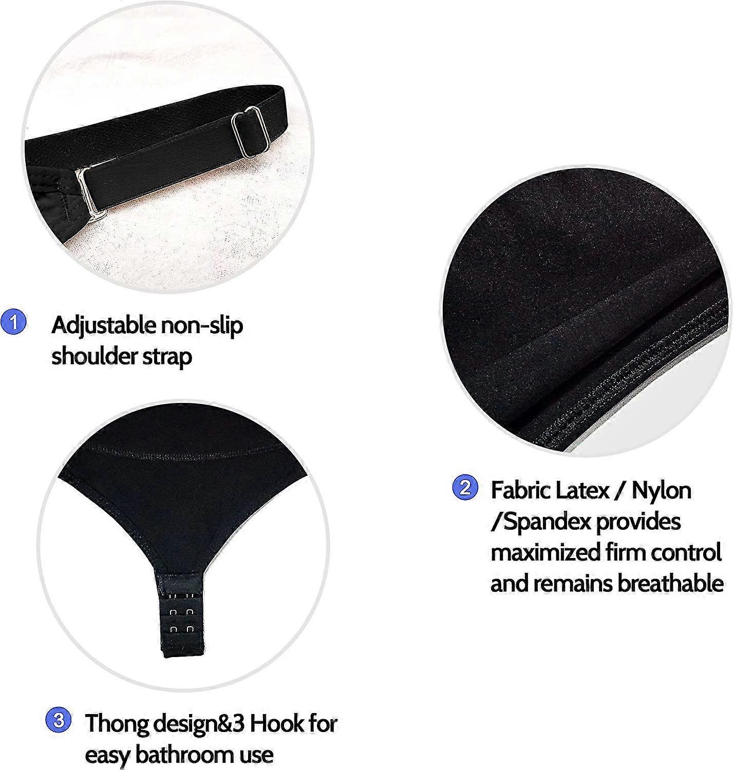 Shapewear For Women Tummy Control Thong Bodysuit Open Bust Body Shaper ...