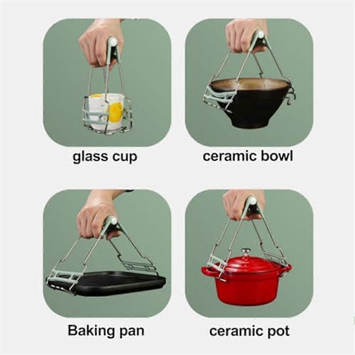 Hot Plate Gripper,Kitchen Anti-Scald Clip,Kitchen Tongs,Hot Plate Tongs ...