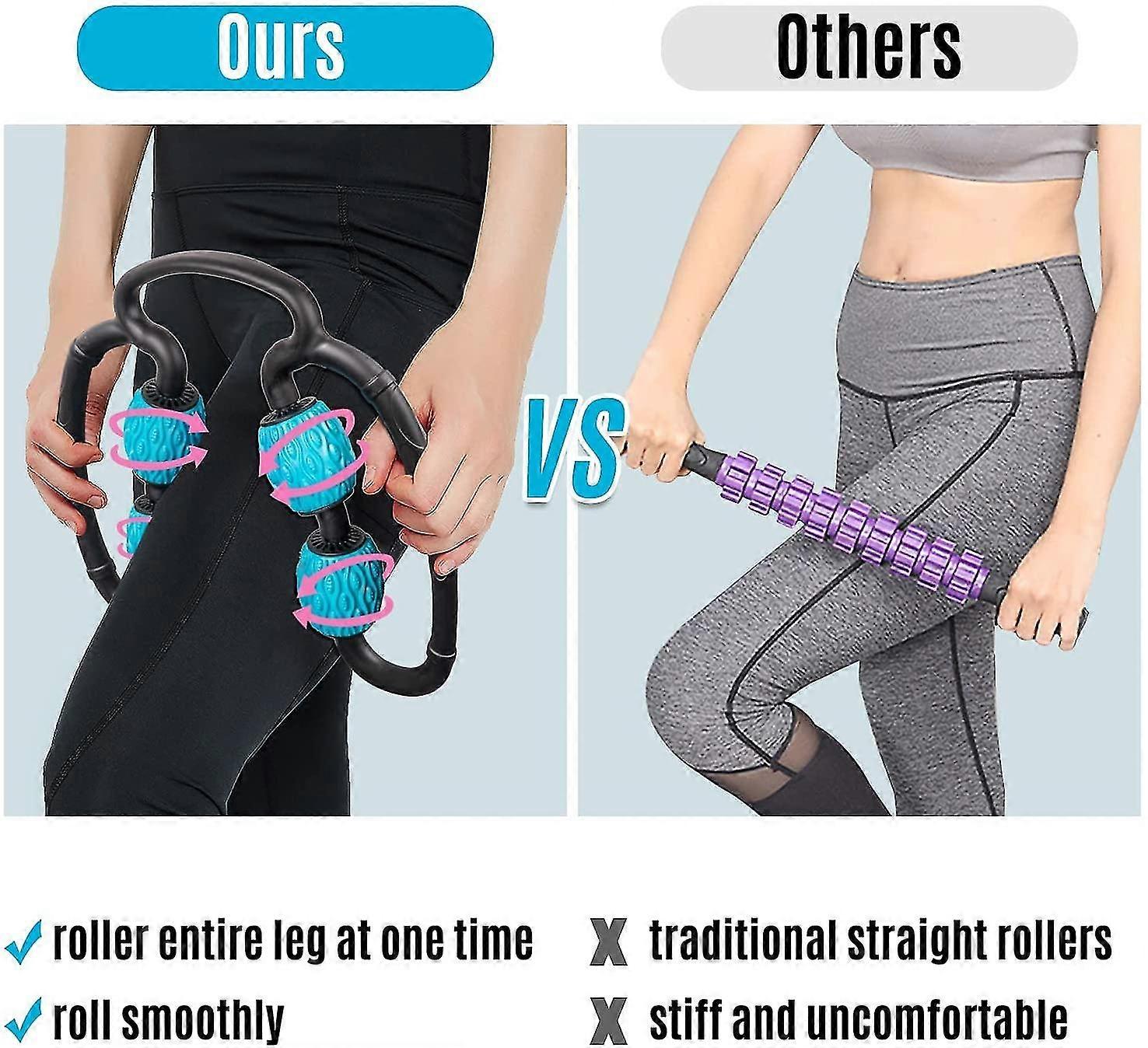 massage roller, leg rollers for muscles foam roller massager muscle ...