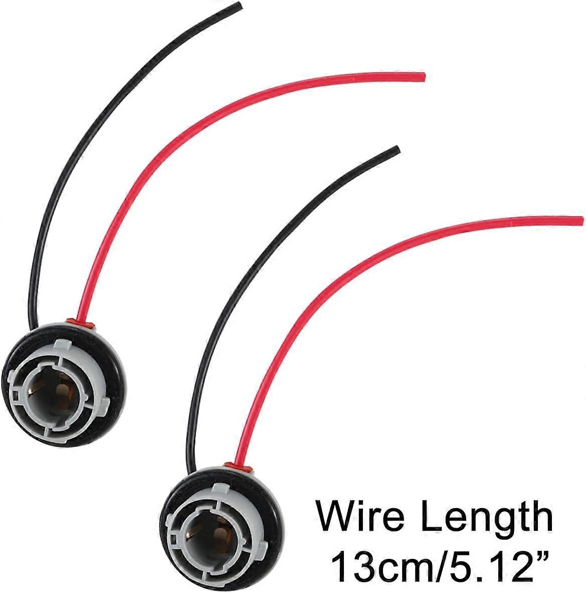 2 Pcs 1156 LED Bulb Base Holder for Car Turn Signal End Piece Stop ...