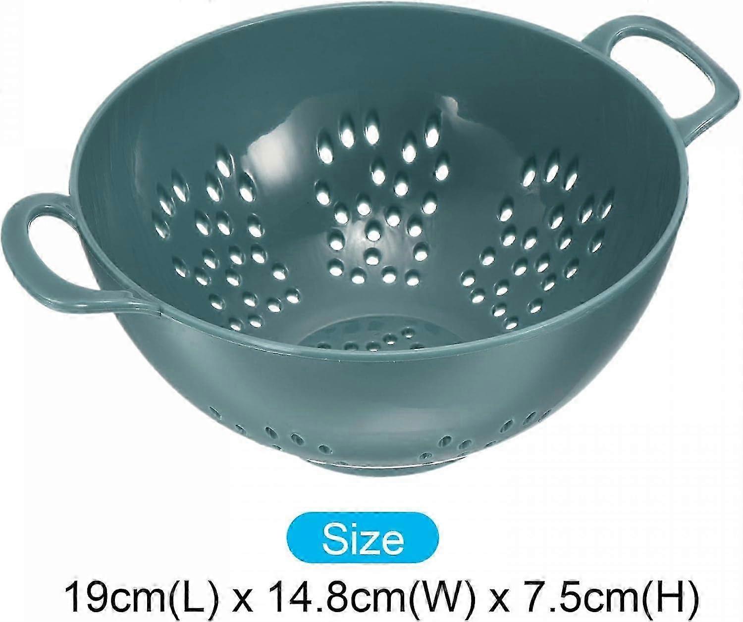 Mini Food Colander with Double Handles, Rice Washing Strainer Plastic ...