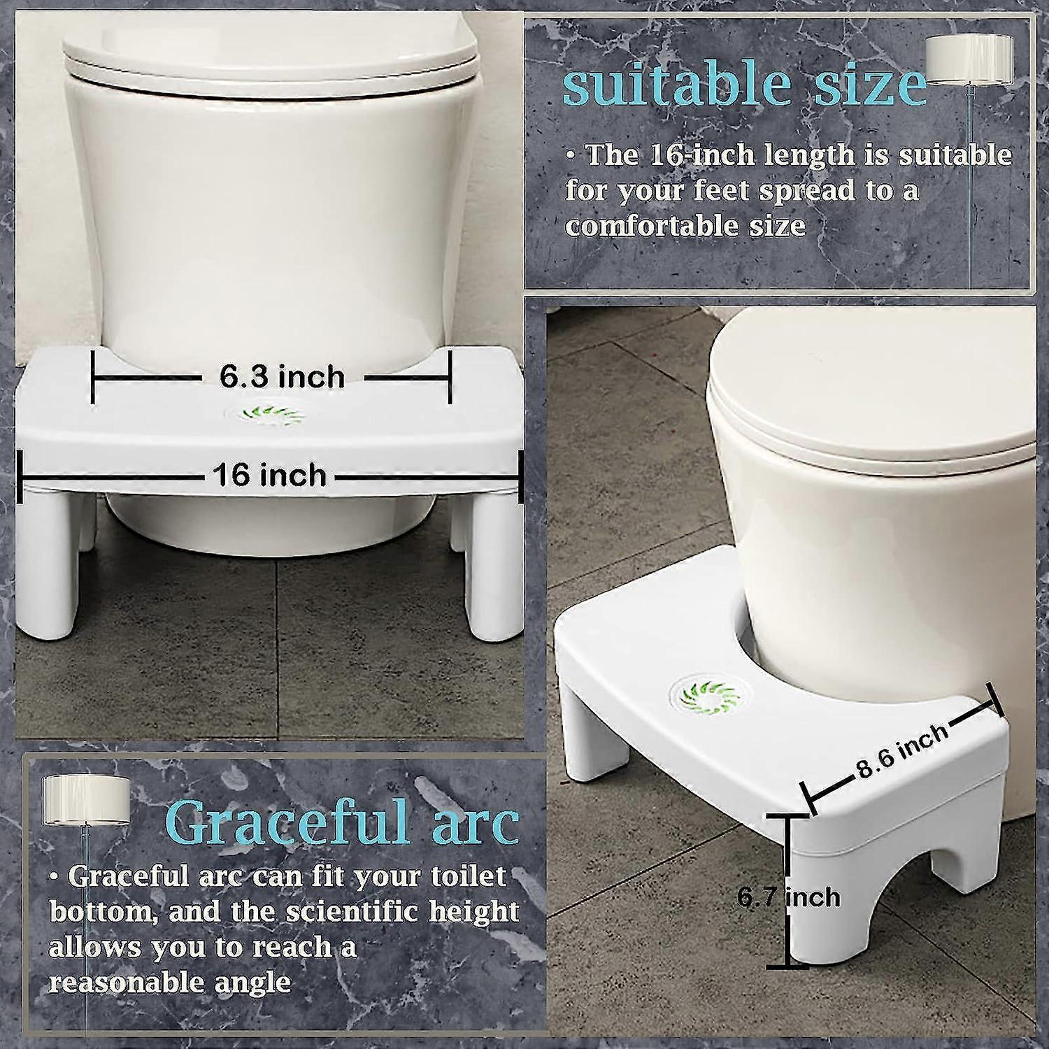 Poop Stool Adult, Toilet Stool, Sturdy Toilet Step Stool, Bathroom ...
