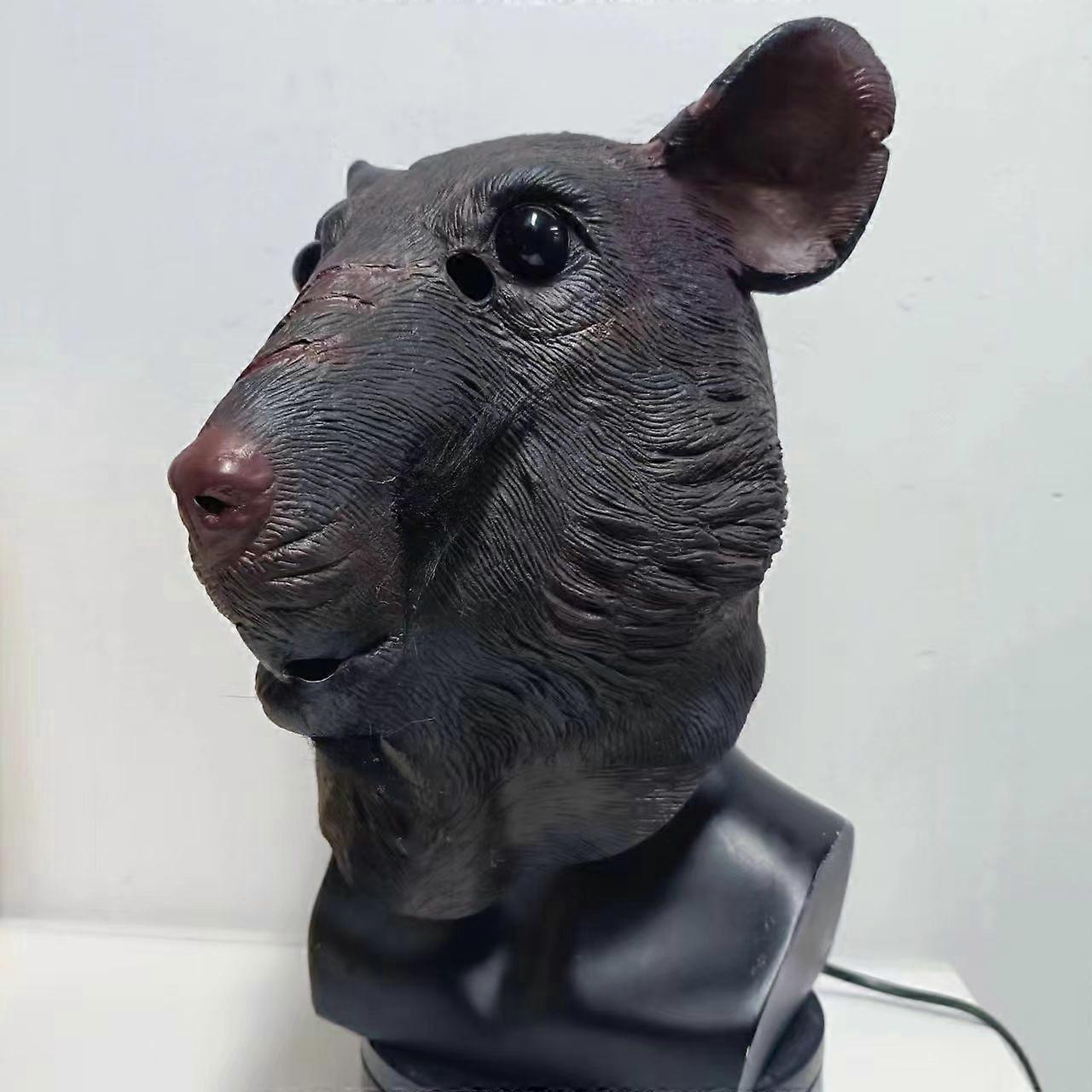 Funny Cartoon Rat Animal Mouse Latex Mask Cosplay Party Fancy Dress ...