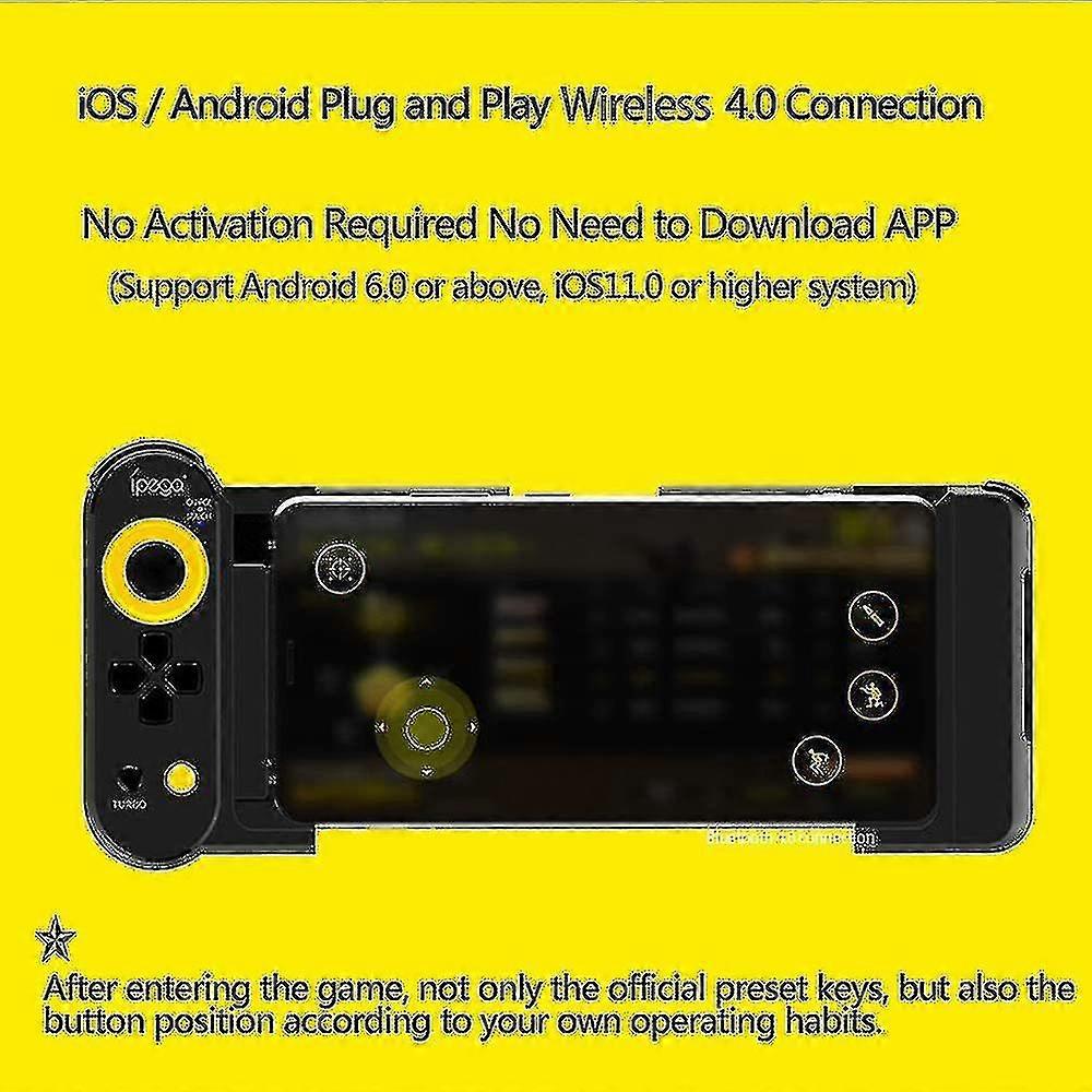 Pg-9167 Mobile Game Controller, With Stretchable Wireless 4.0 Smart ...