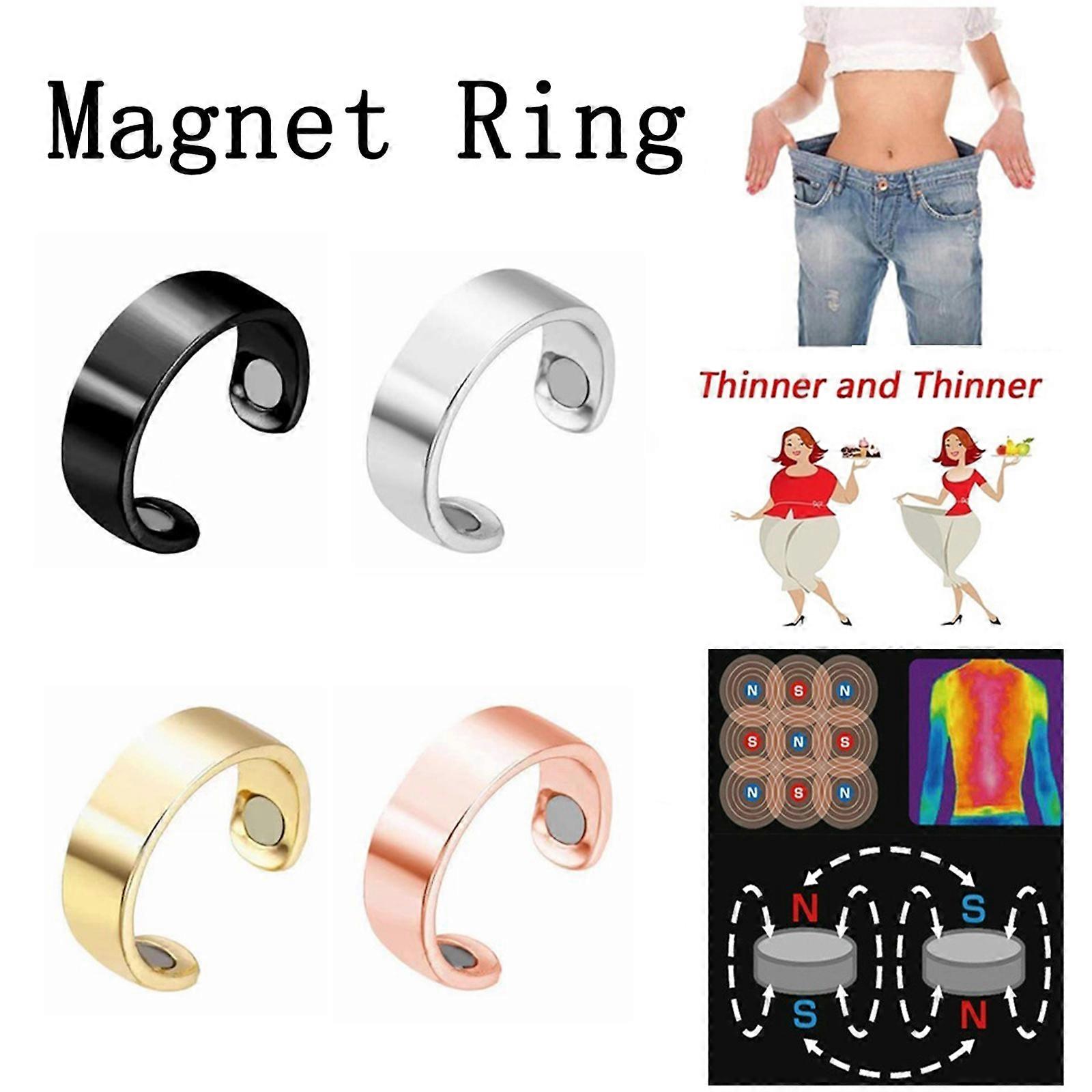 Adjustable Diabetic Glucose Control Magnetic Therapy Ring For Men And ...