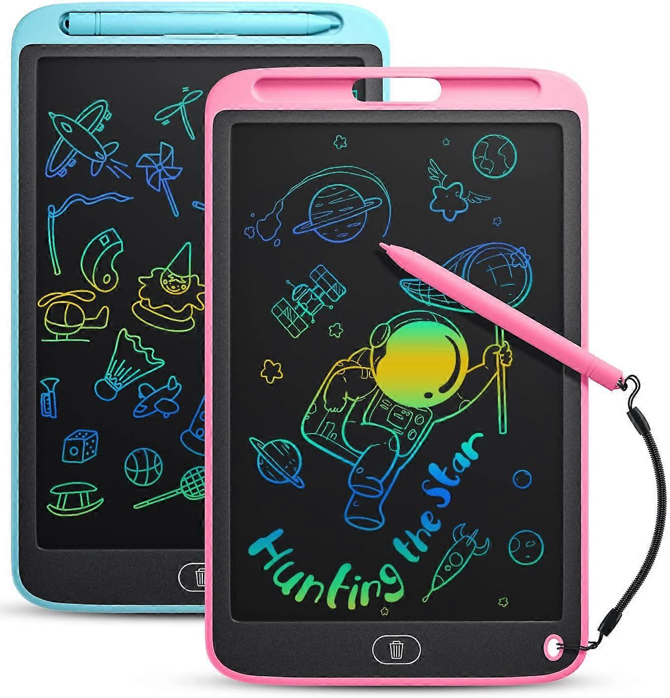 LCD Writing Tablet, 2 Pack 10 Inch Doodle Board Toys for Toddlers Kids ...