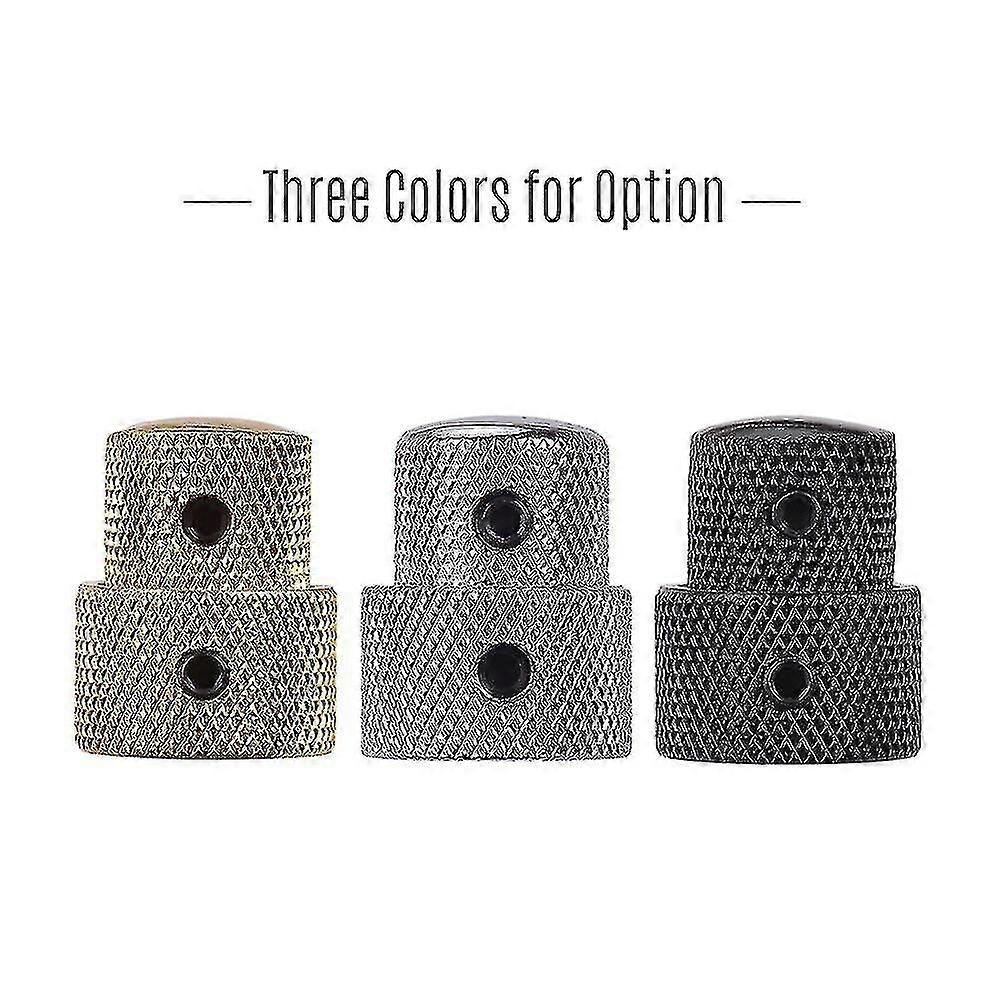 2 Sets Dual Concentric Stacked Control Knobs For Electric Bass Guitars ...