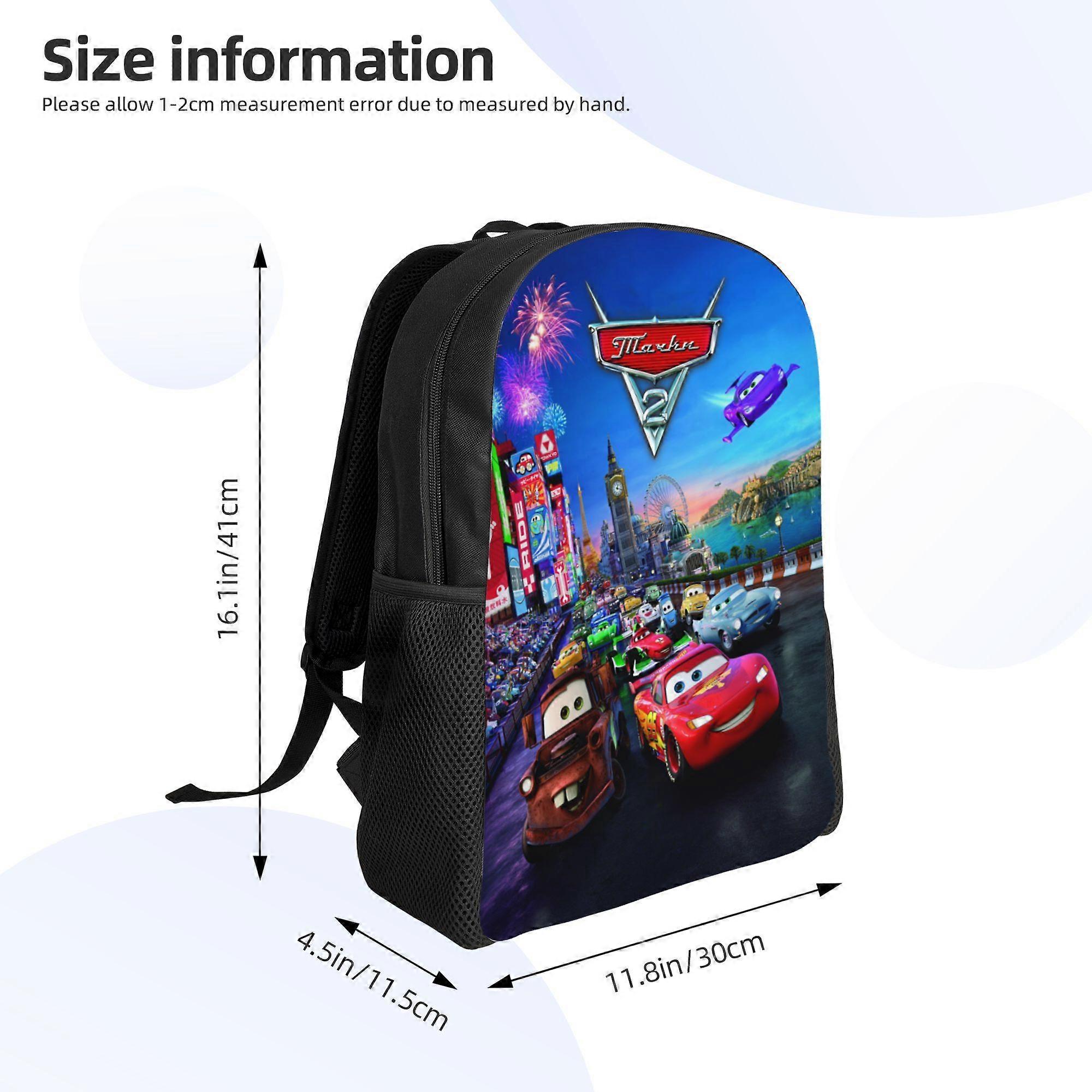 j305 Lightning Mcqueen Backpack for Adult Kids, Simple Lightweight ...
