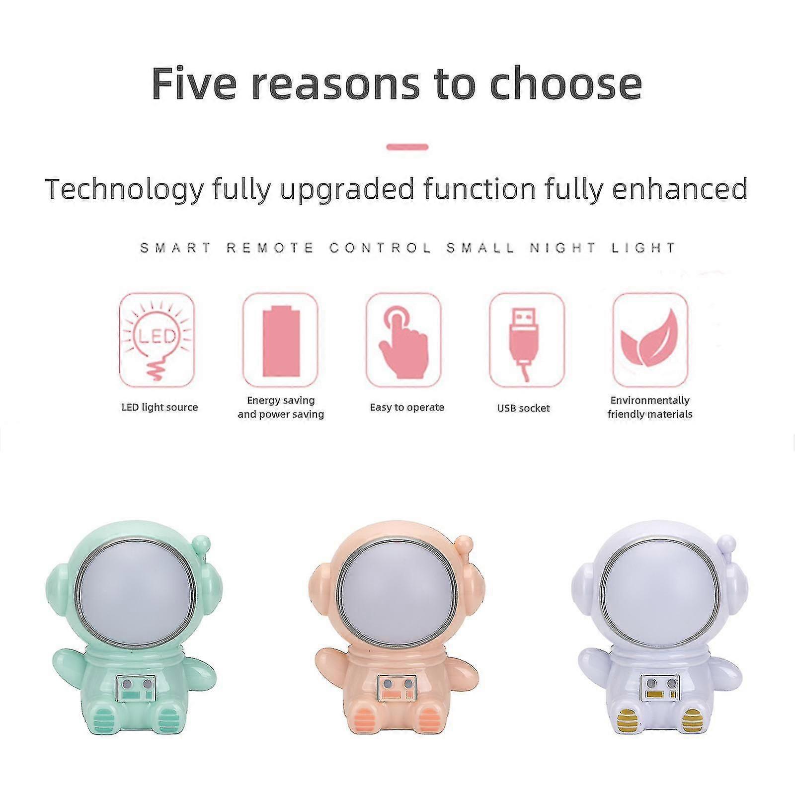 Reading Lamp Creative Astronaut Astronaut Led Light Dormitory Student ...