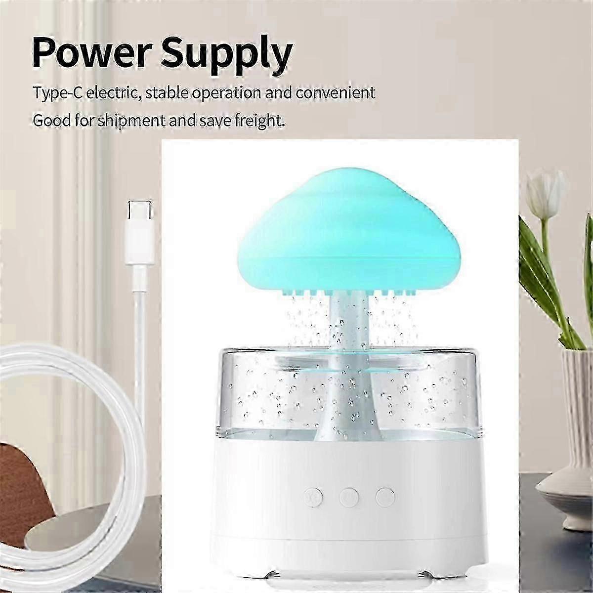 Rain Cloud Humidifier, Mushroom Humidifier, Cloud Humidifier with ...