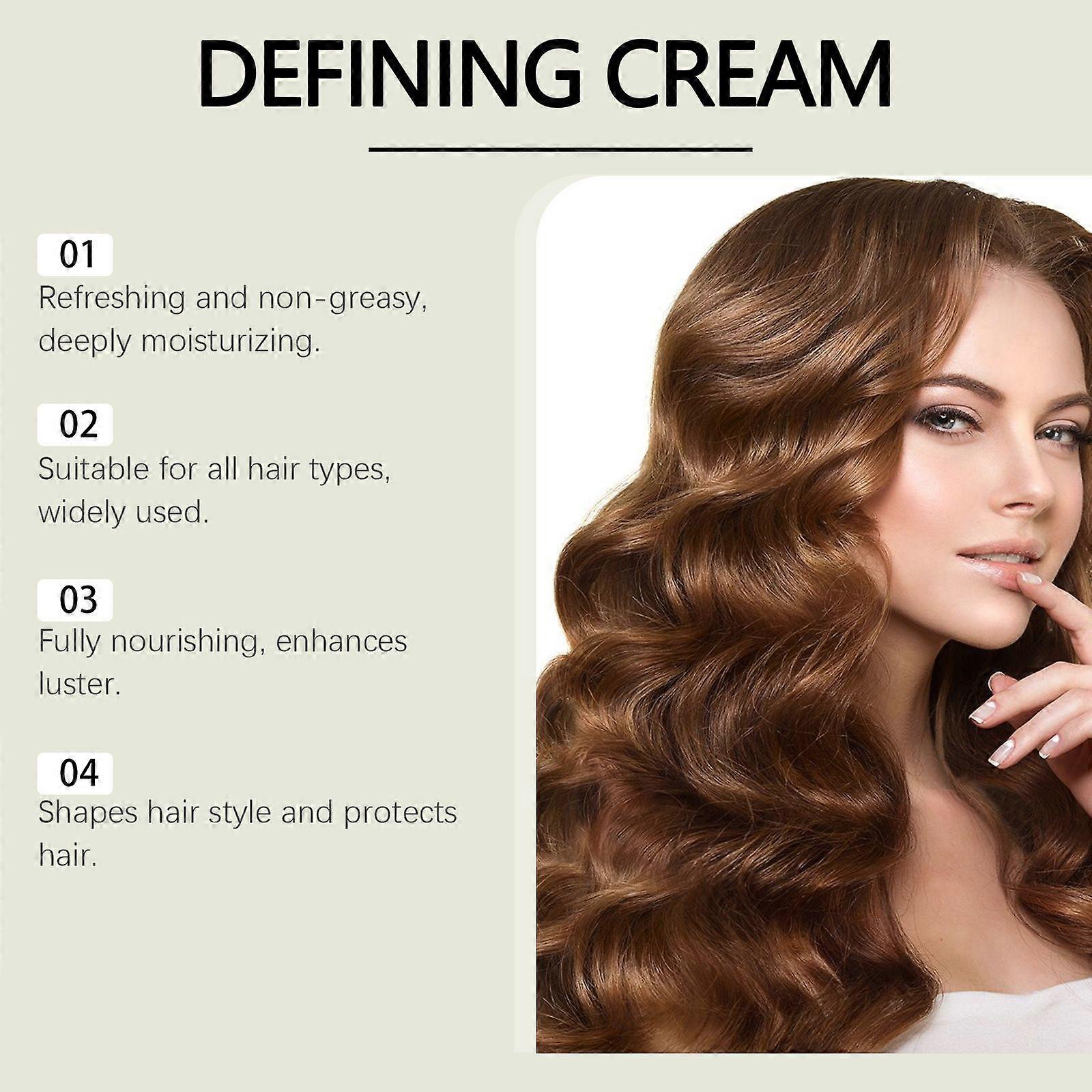 Curl Cream for Curly Hair Curling Cream Perfection Wavy Hair Defining ...