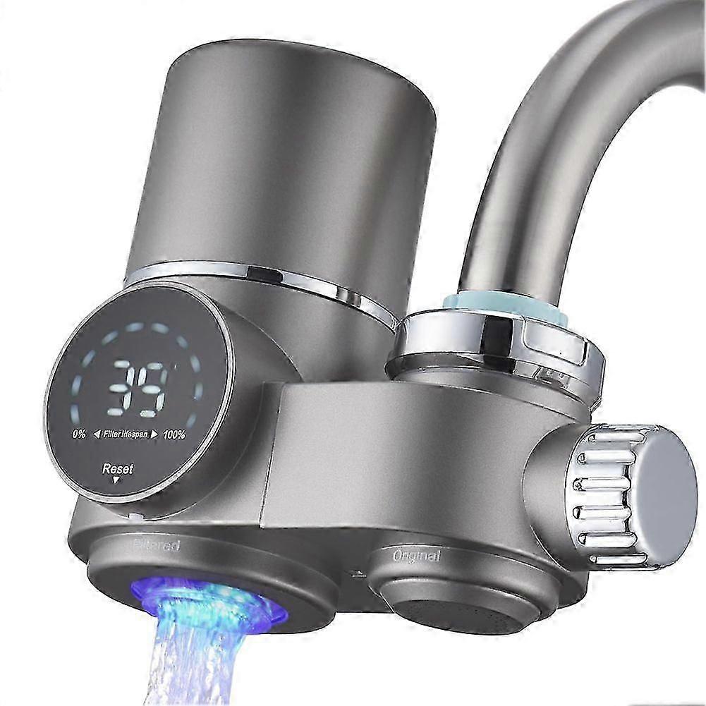 Faucet Water Filter, LED Display Water Purifier to Reduce Lead ...