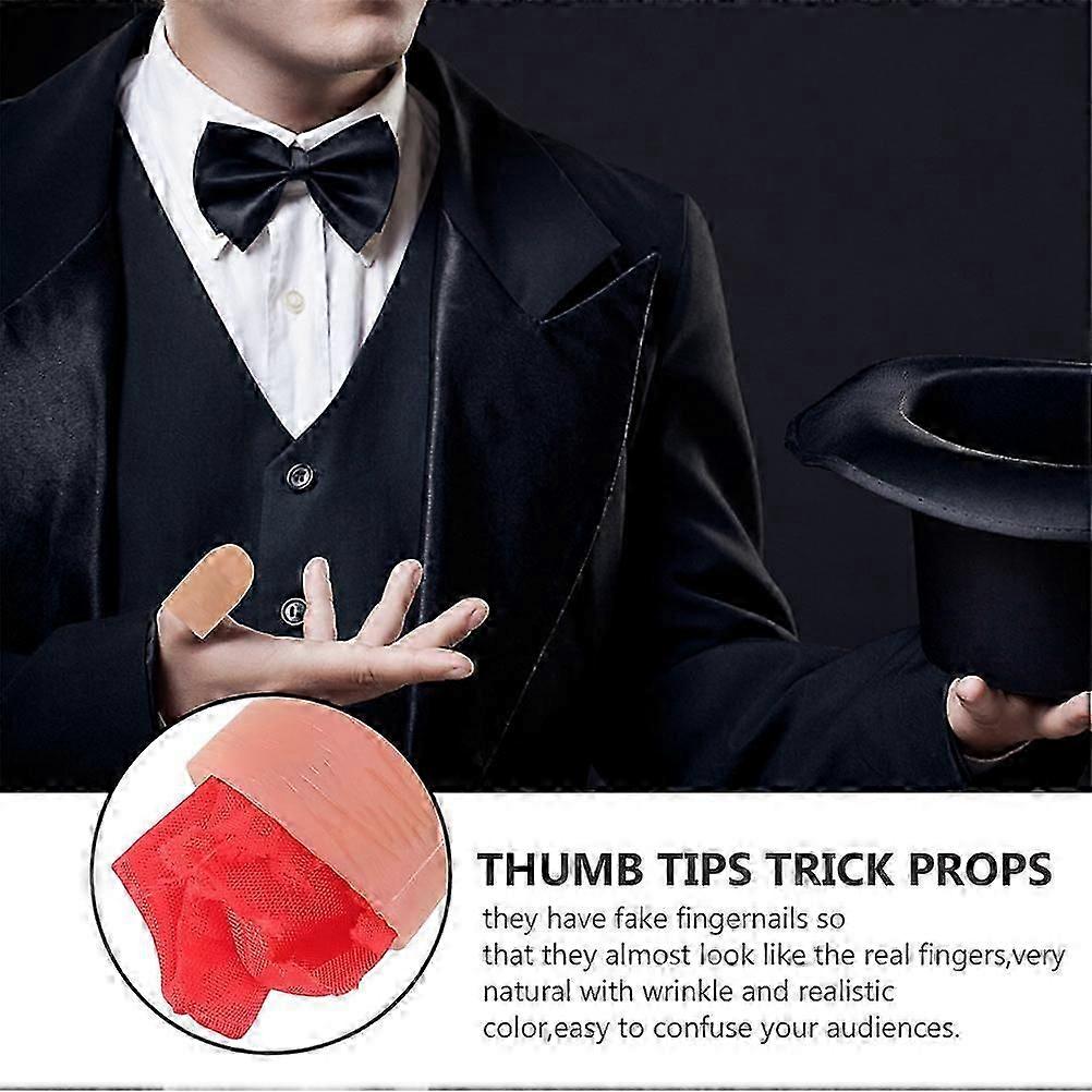10 Sets Toys Silk Props False Finger Magician Finger Thumb Tip ...