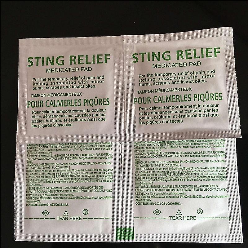 200 Pcs Relief Prep Pad, Pad, Insect Remove | Fruugo UK