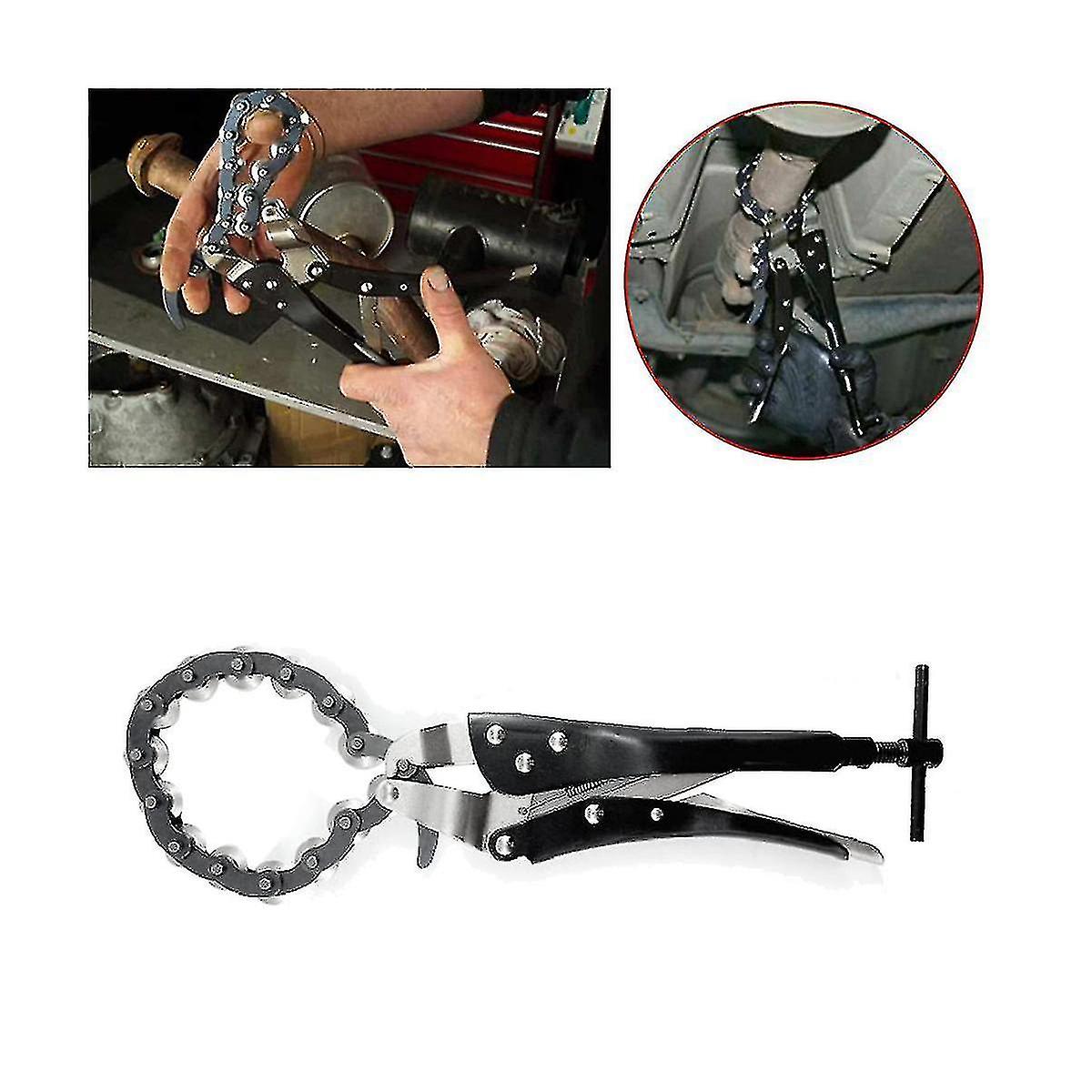 Duty Chain Pipe Cutter Pliers Car Exhaust Tube Cutting Max Cut 80mm ...