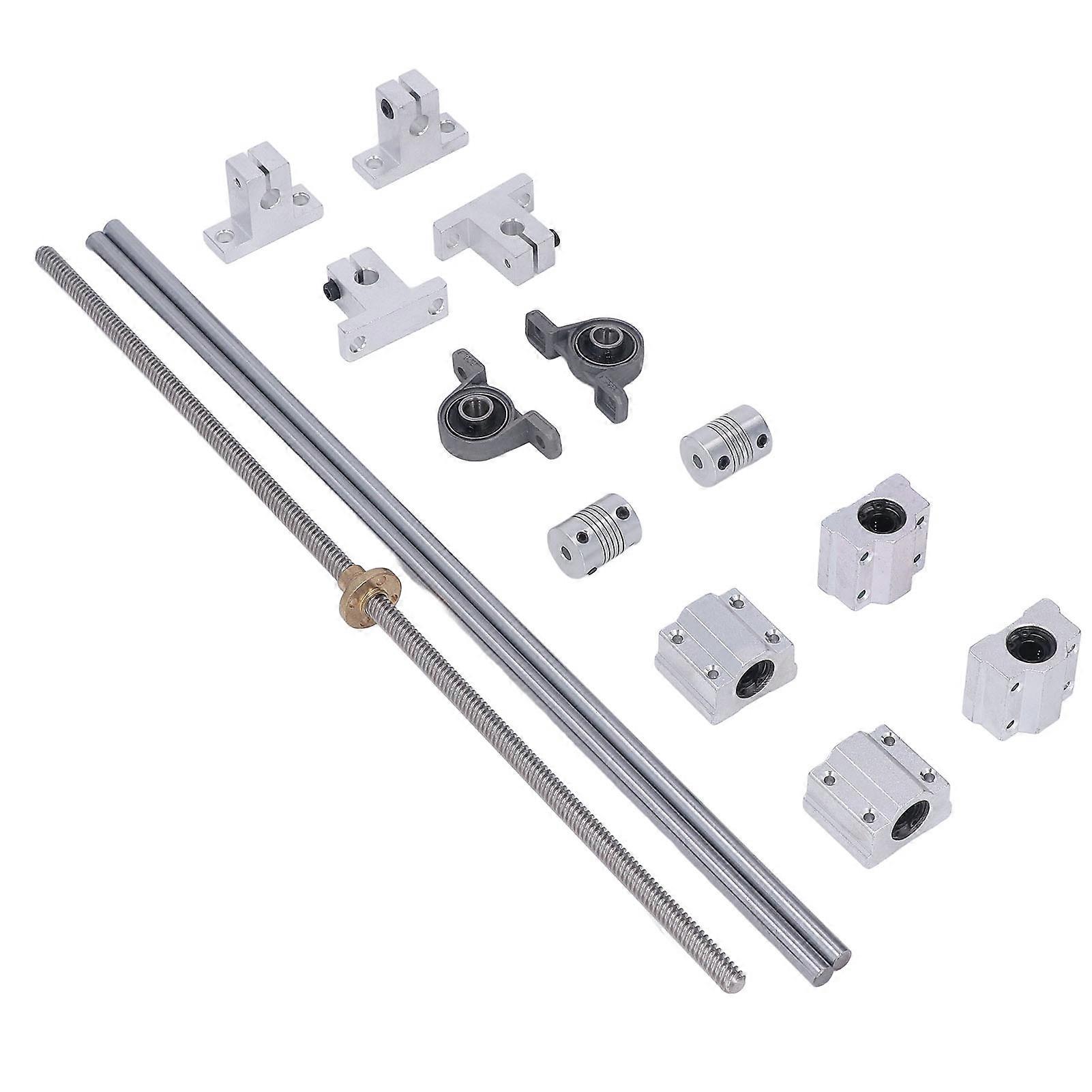 400mm Lead Screw Set with Optical Axes, Rail Shaft Support, Pillow ...