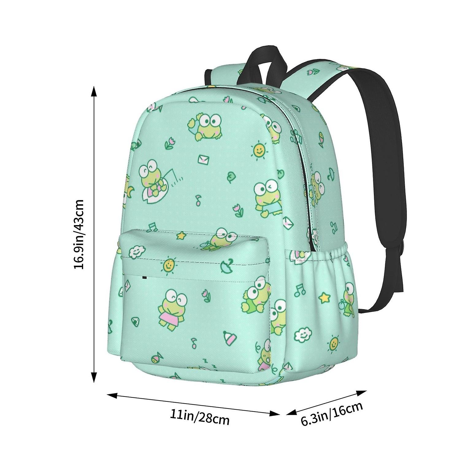 Keroppi 3D Backpack for School, Cute Book Bags Daypack Kawaii College ...