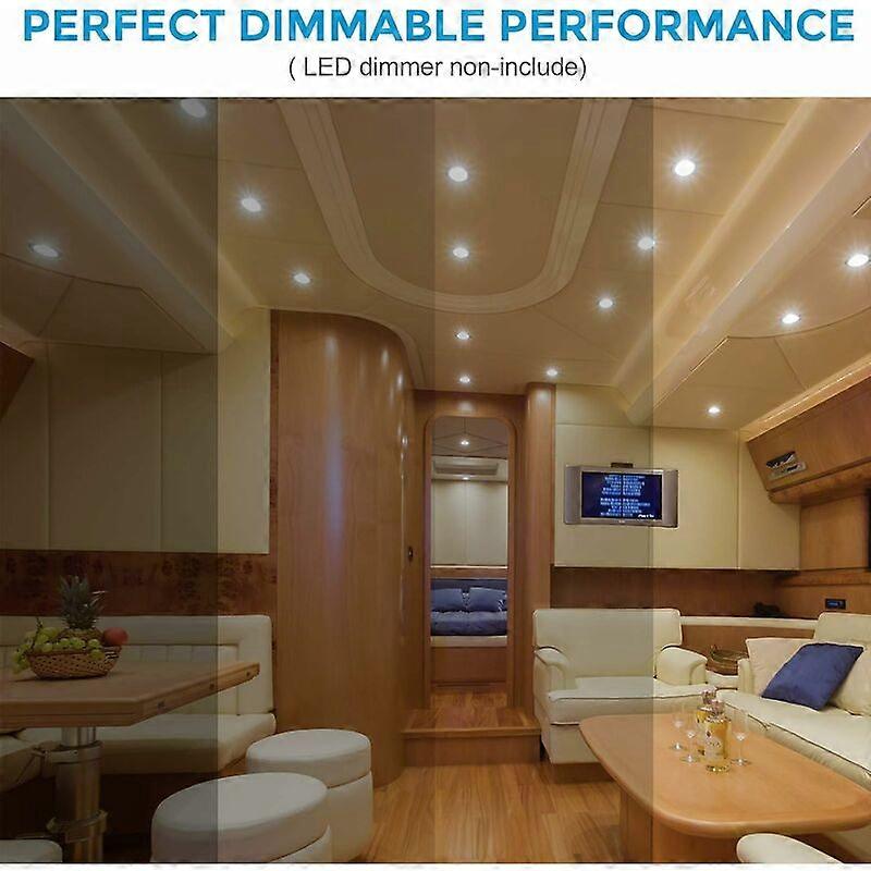 LED Downlight Extra Flat 3 W 12 V LED Downlight Round Dimmable 240 ...