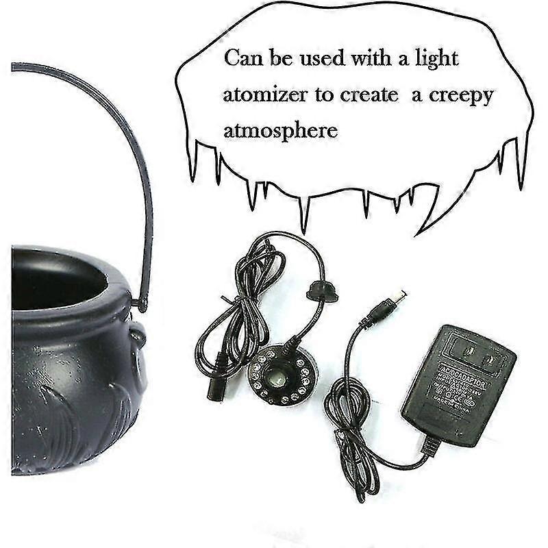 Halloween Cauldron Maker Smoke Fog Machine Led Chaudron Witch Halloween ...