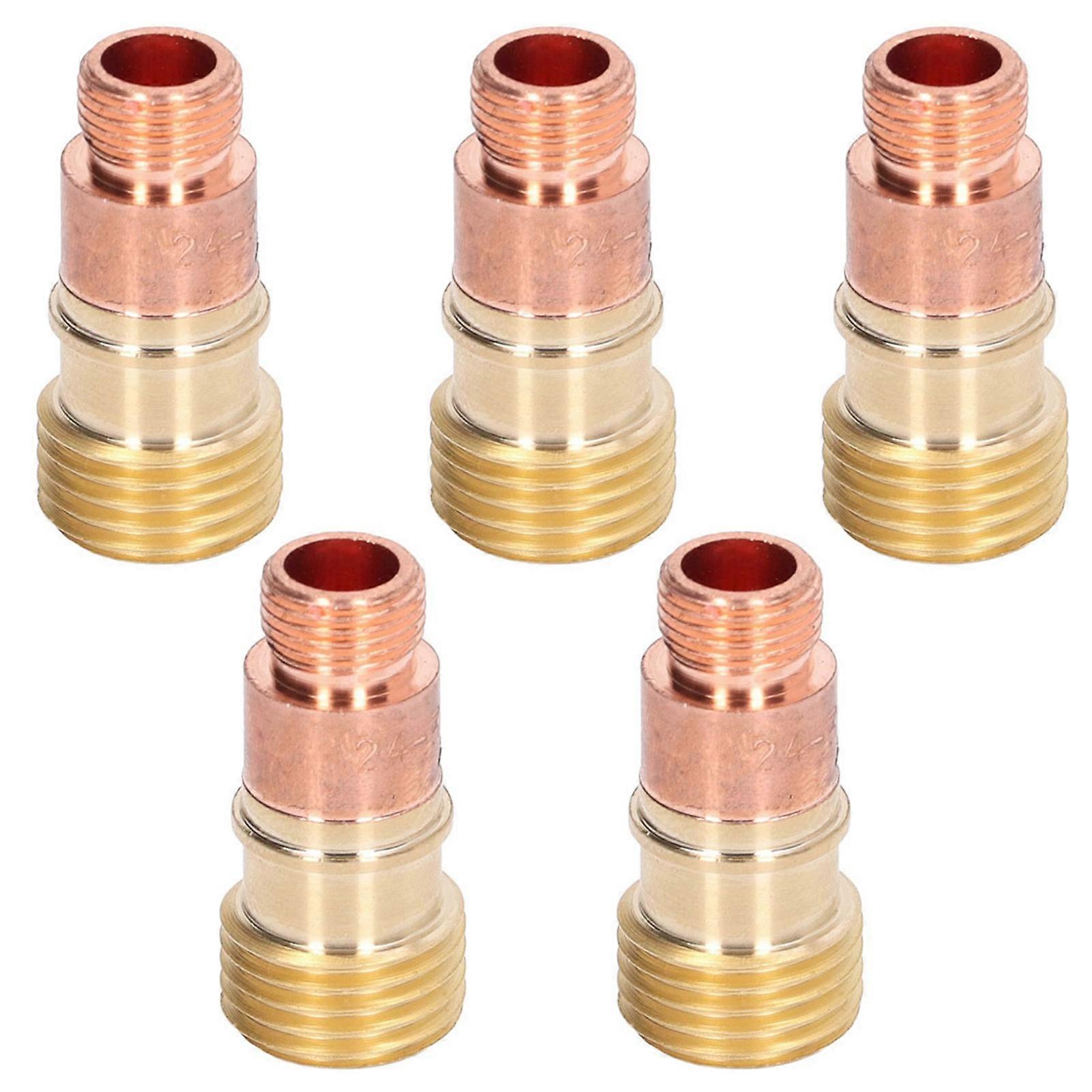 5Pcs 3/32in Gas Lens Collet Body Metal Welding Connector Replacement ...