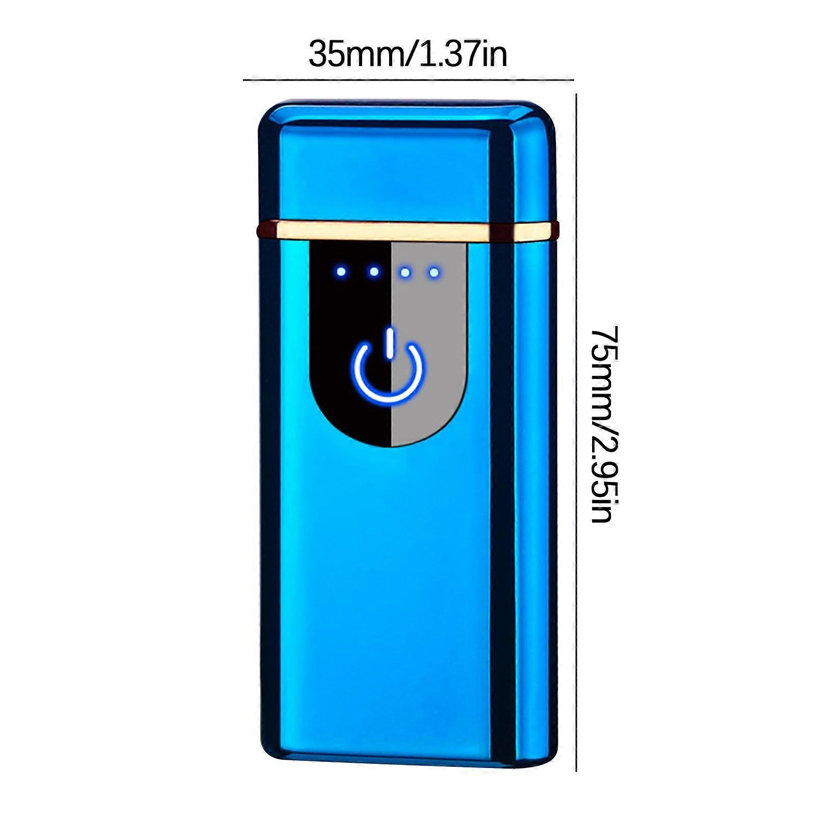 Electric Lighter Cigarettes USB Charging Rechargeable Flameless Lighter ...