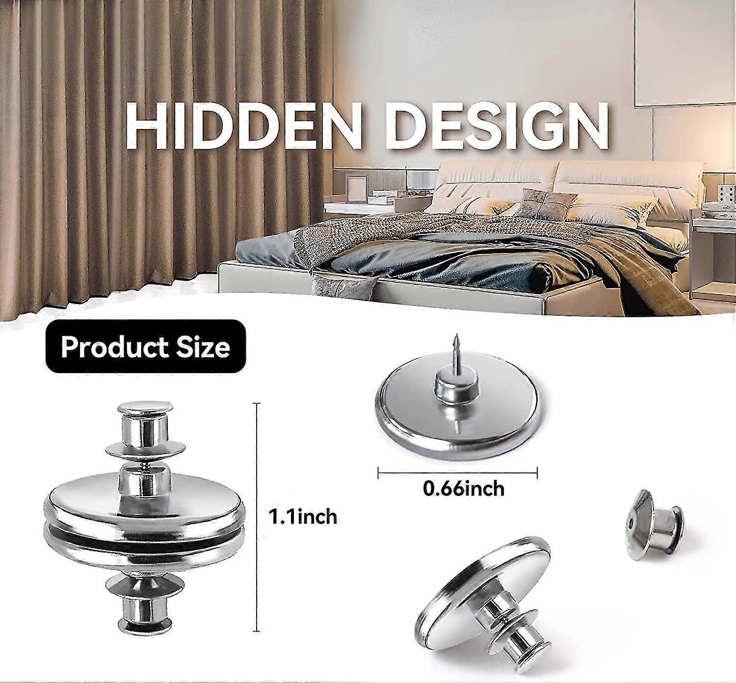 10pcs Curtain Magnets Closure, Curtain Weights Magnets With Back Tack ...