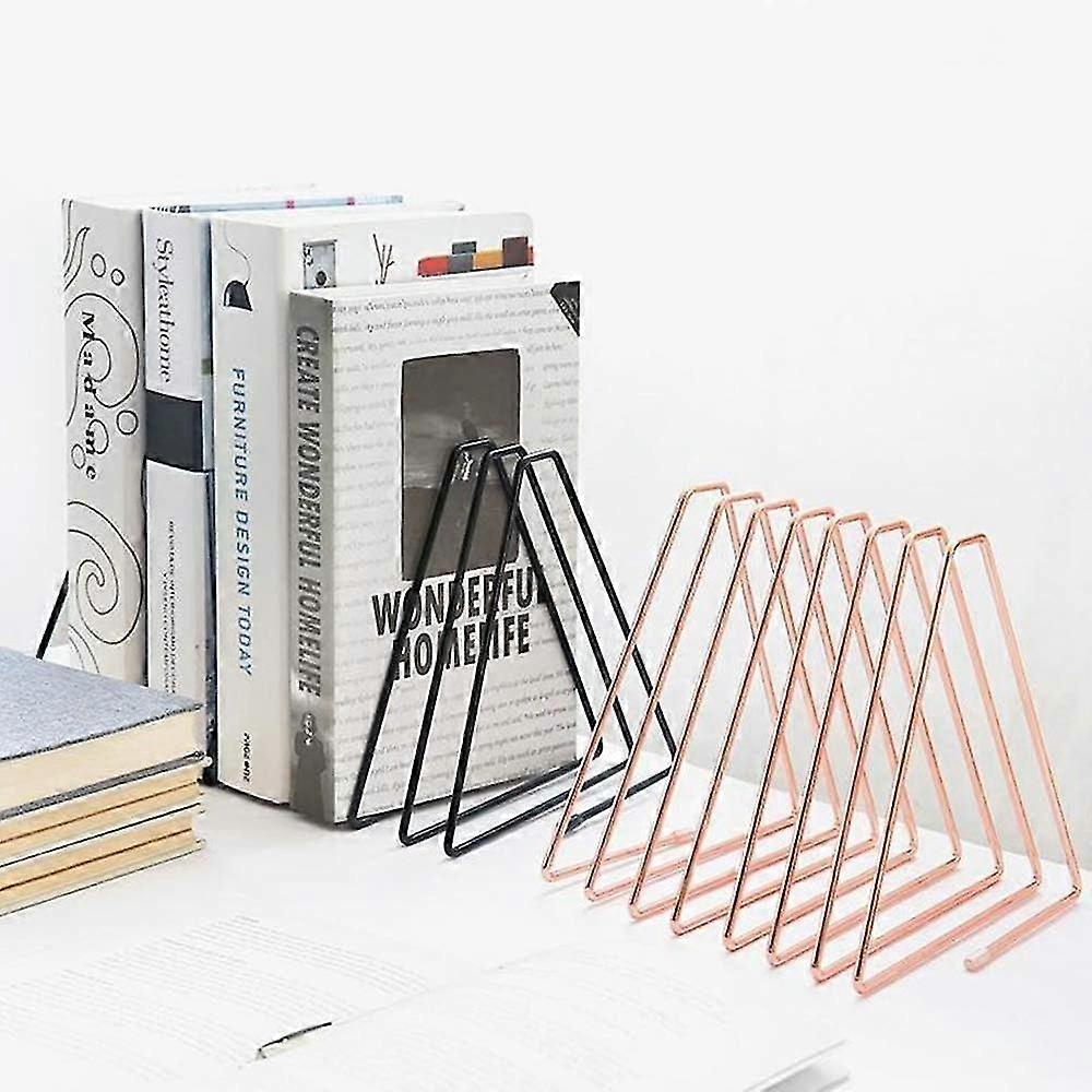 Tyelany Heavy Duty Bookends, 1 Piece Triangular Retractable Bookends ...