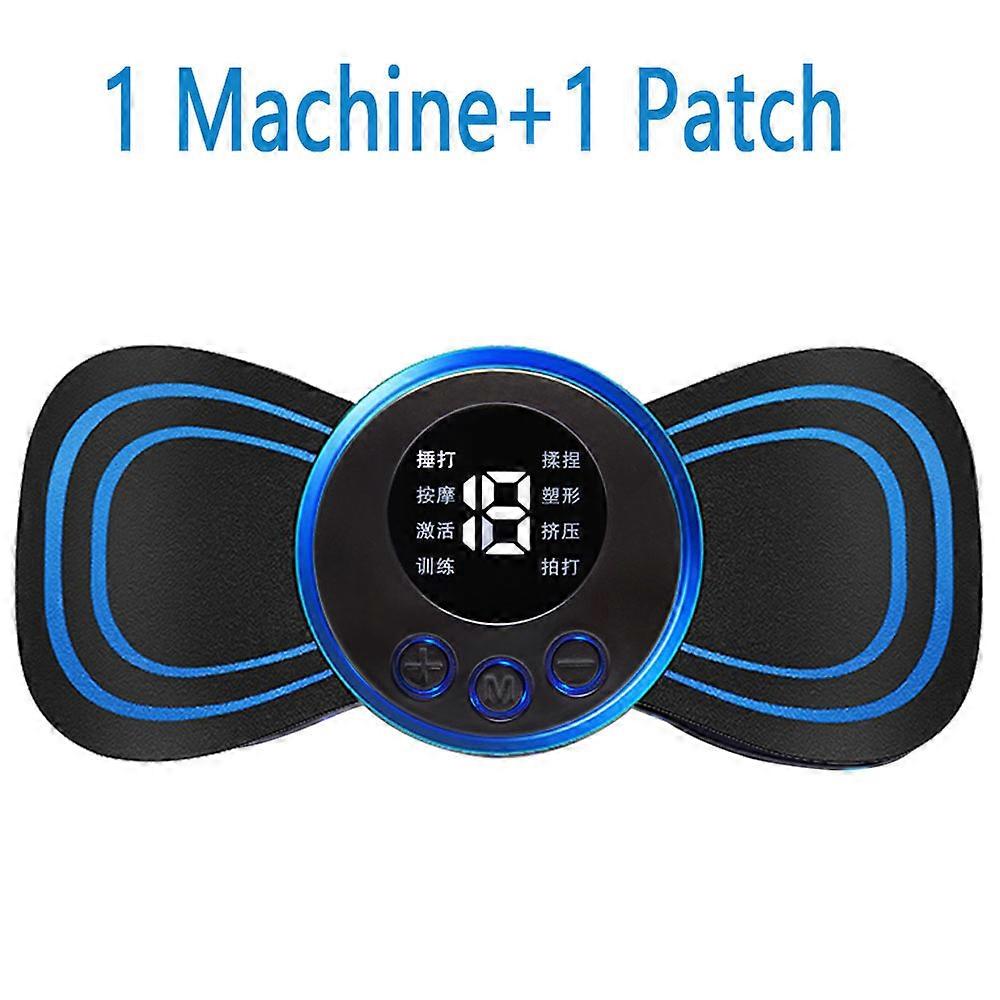EMS Electric Pulse Neck Massager LCD Display Cervical Massage Patch ...