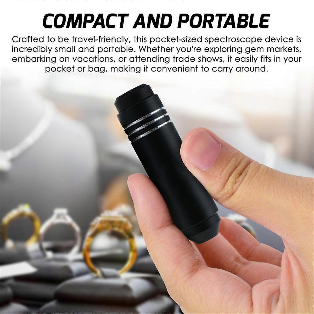 Handheld Diffraction Spectrometer,Pocket Grating Gem Spectrometer in ...