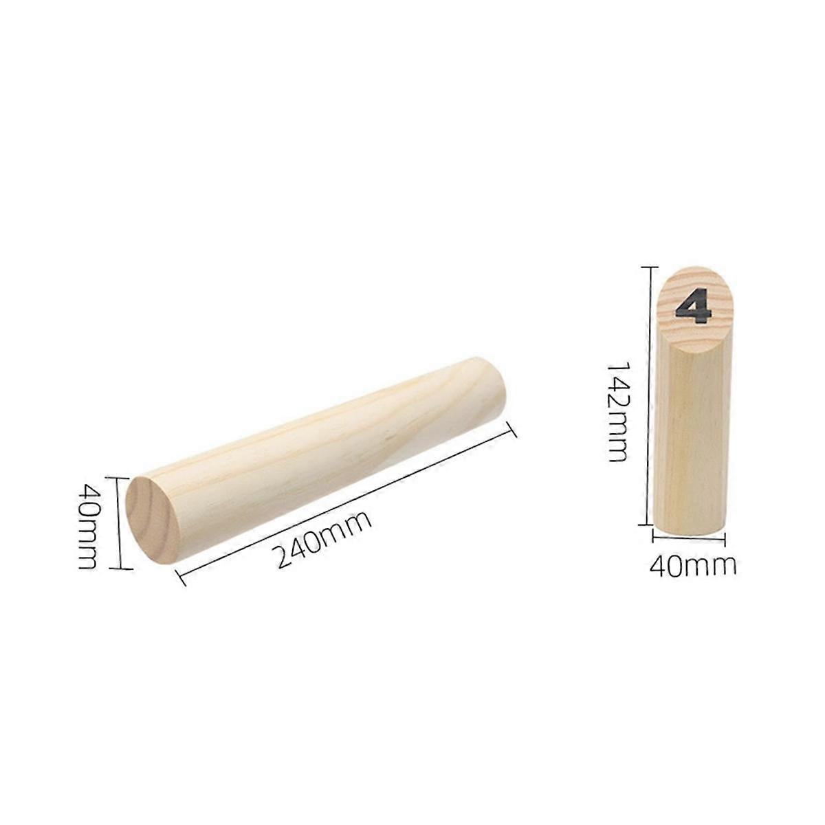 Wooden Numbered Block Tossing Game Throw Bowling Throwing Scatter ...