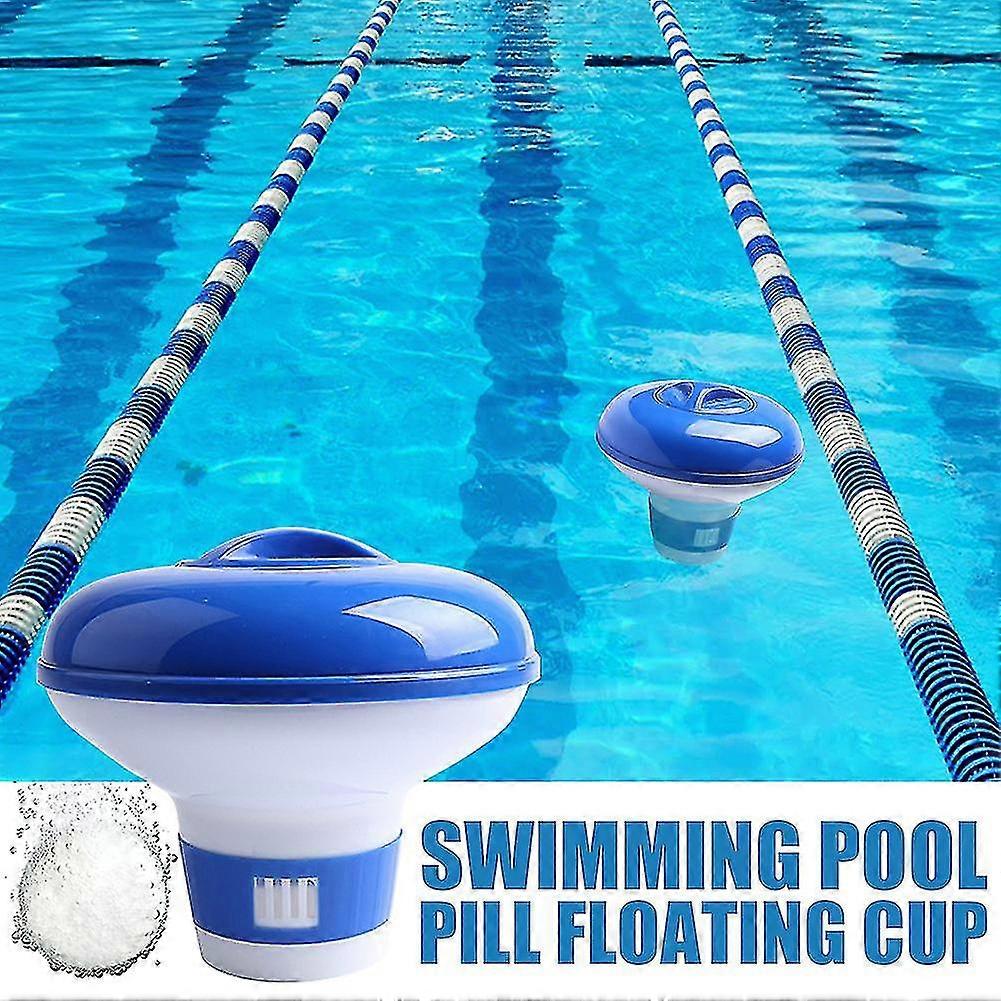 Floating Pool Automatic Chlorine Tablet Dispenser Pool Spa Floating ...
