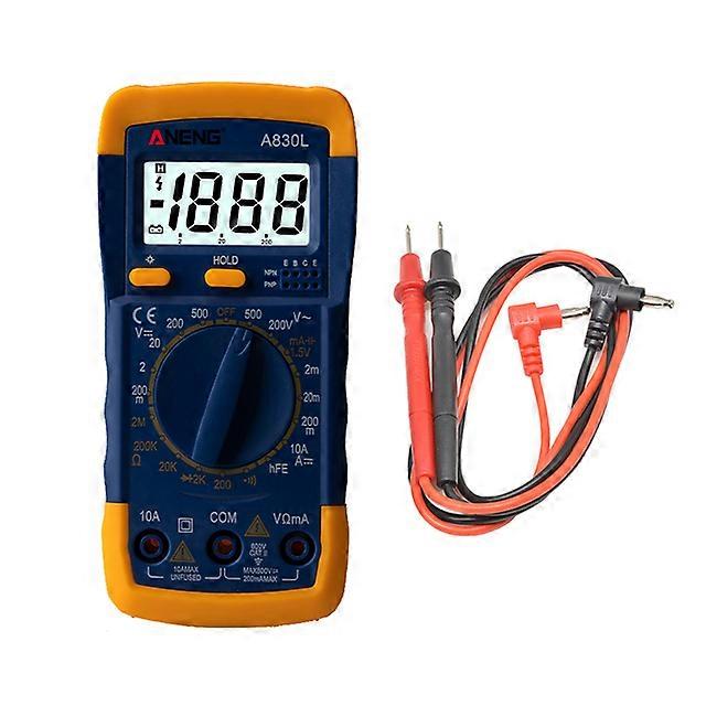 LCD Digital Multimeter A830L AC DC Voltage Diode Freguency Multitester ...