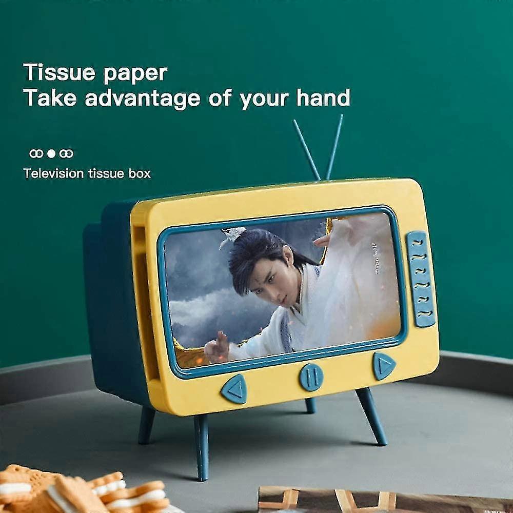 Tissue Box 2 In 1 Multifunctional Creative Tissue Box Desktop Tv Drawer ...