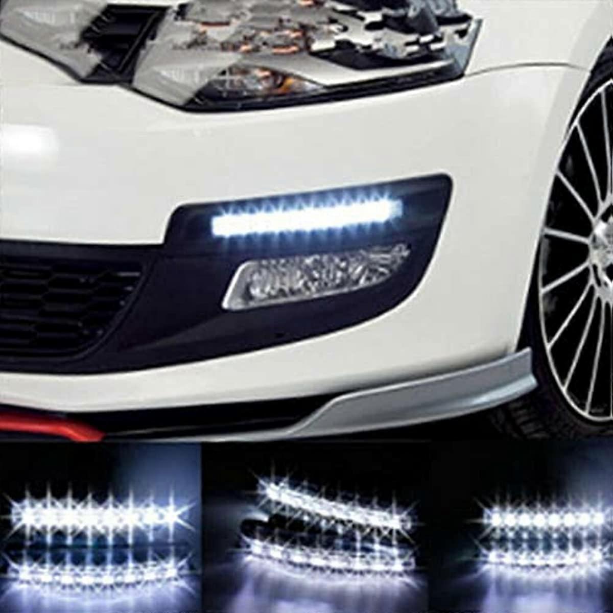 LED Daytime Running Light Car 8 LED 12 V Daytime Running Lights ...