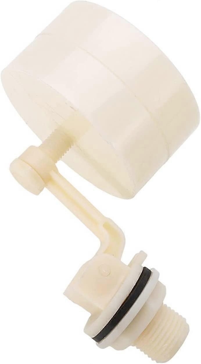 Water Tank Float Ball 1/2" Port Thread ABS Float Valve Water Level ...