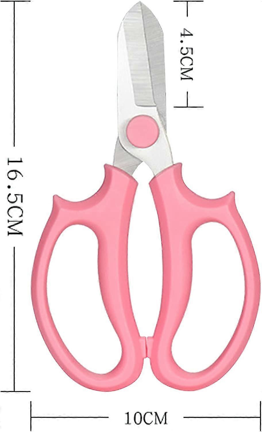 Floral Scissors, Premium Steel Garden Pruning Shears Floral Fruit Leaf Scissors Hand Pruner Snip ...