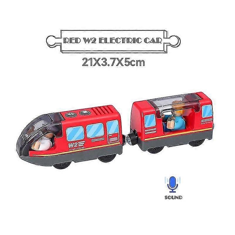 Battery Operated Locomotive Train Set Powerful Engine Bullet Electric ...