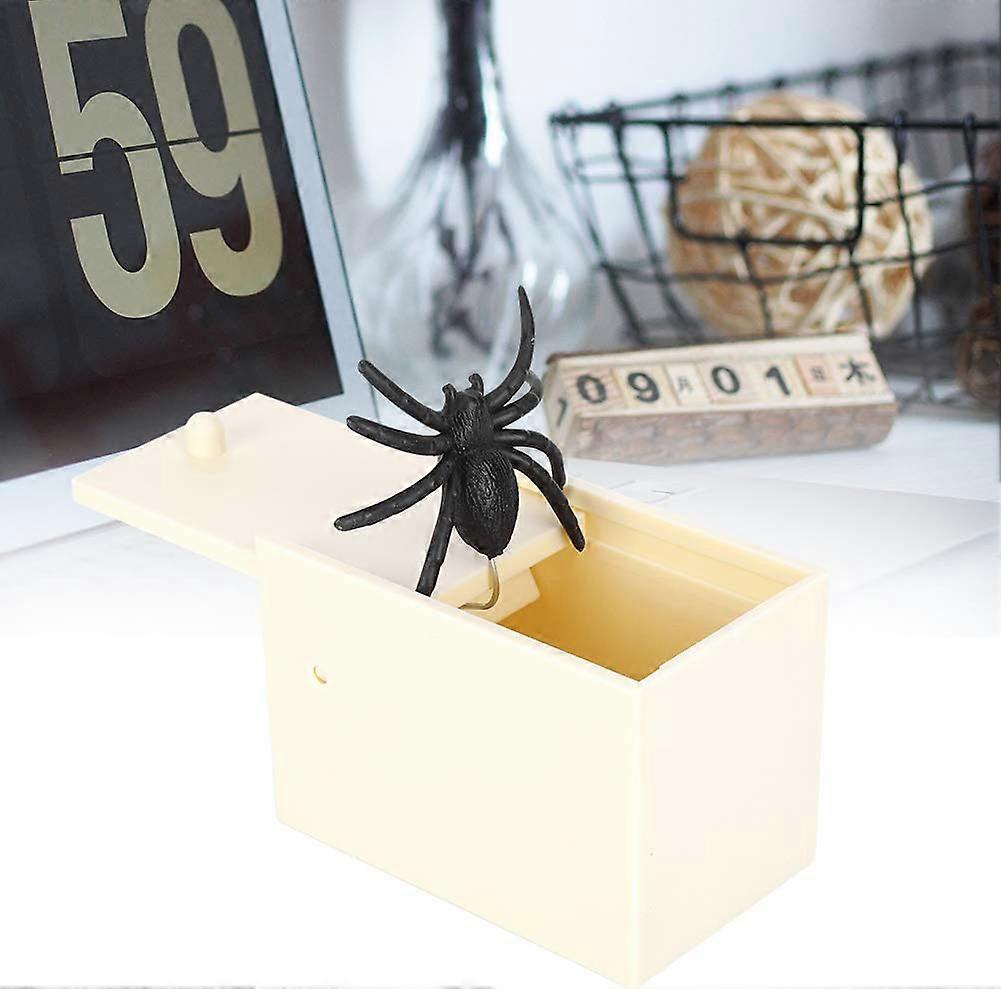 Spider Scare Prank Box, Hilarious Wooden Scare Box,Handmade Fun Joke ...