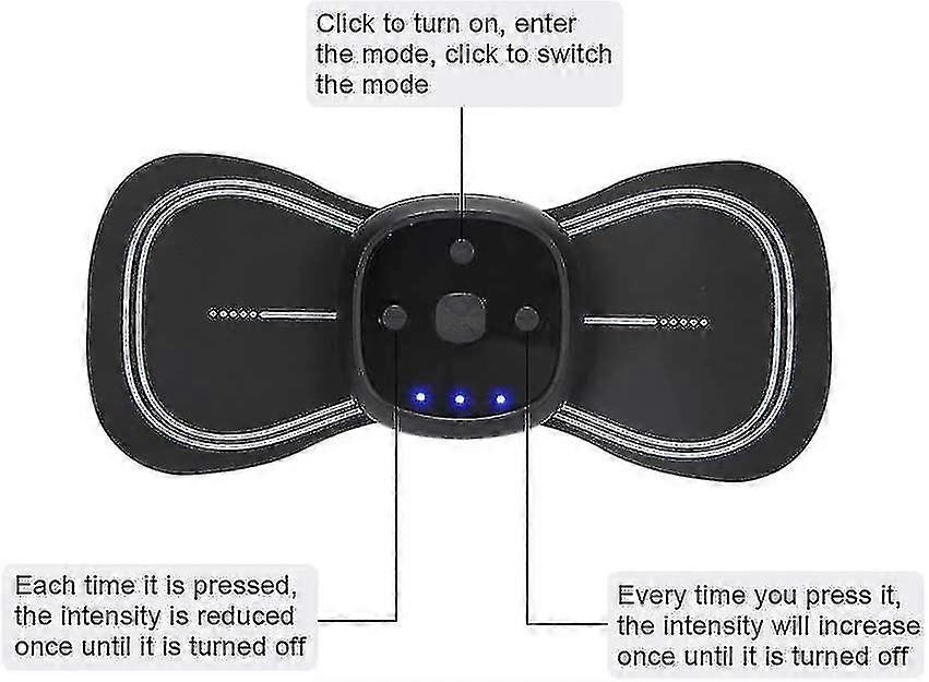 Portable Ems Mini Massager Microcurrent Bioelectric Acupoints Massager ...