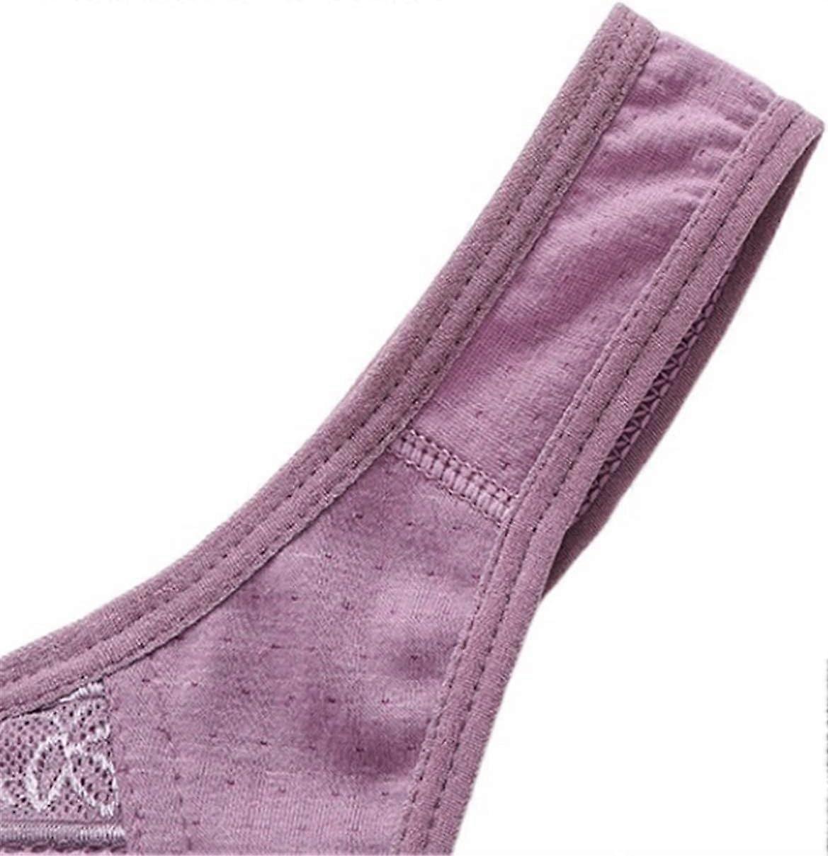 Bra 2 Pieces Daisy Front Button Breathable Cotton Bra with Front ...