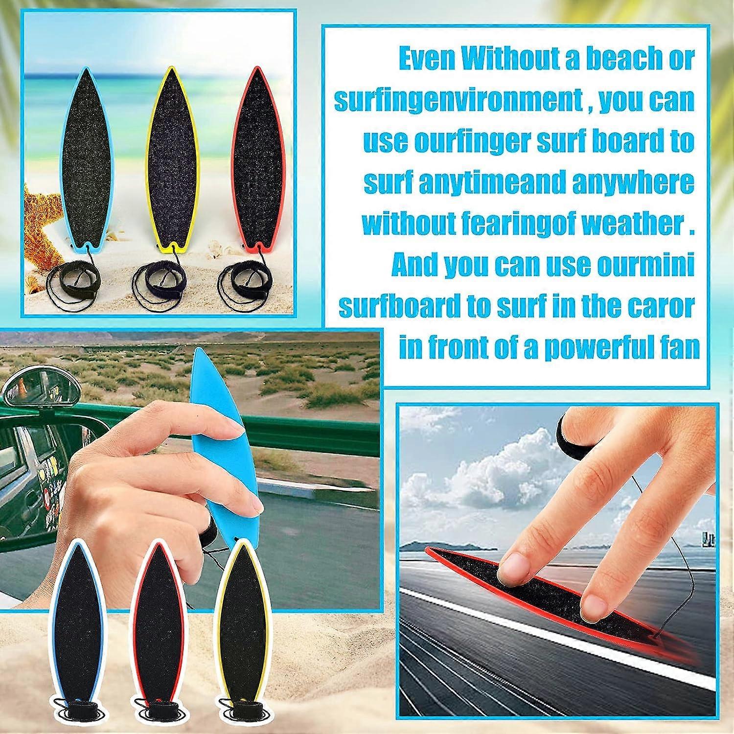 3 Pack Finger Surfboard, Kids Finger Mini Skateboard, Car Window Finger ...