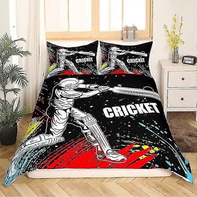 Cricket Player Bedding Set For Girls Boys Children Sports Theme ...